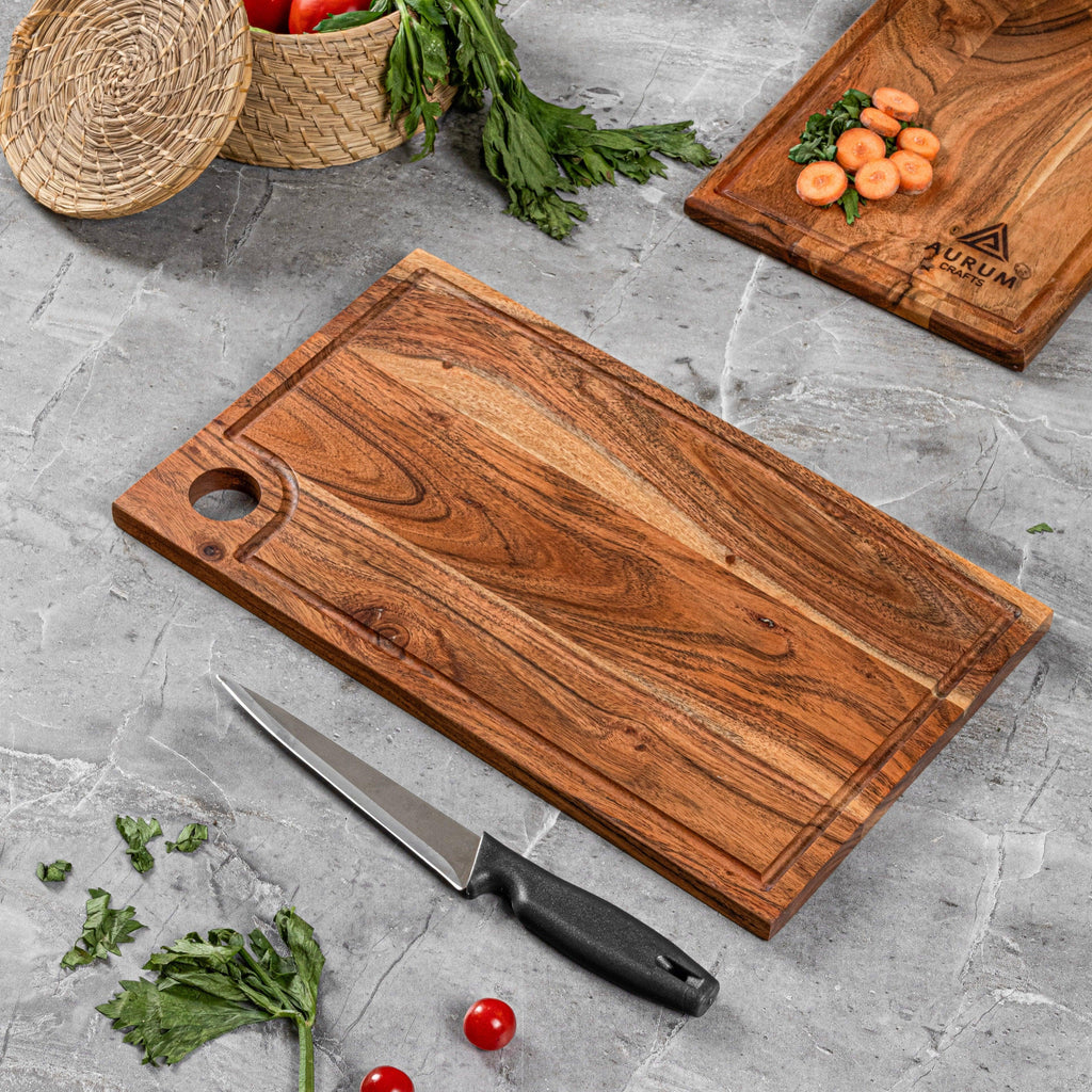 Acacia Wood Cutting Board | Chopping Board | Wooden Board | Aurum Crafts
