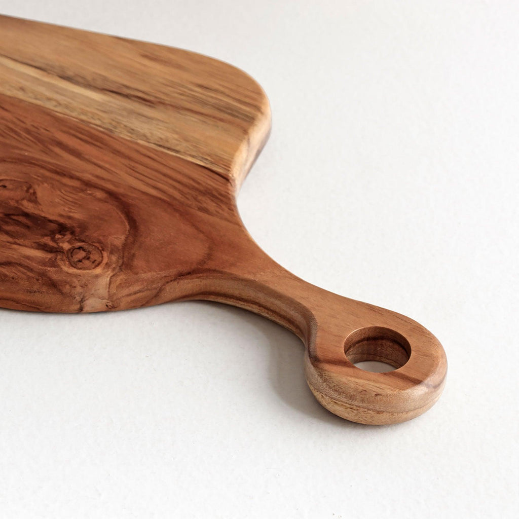 Aurum Crafts | Premium Teak Wood Platter (Size 17.5in x 7.5in x 0.8in)